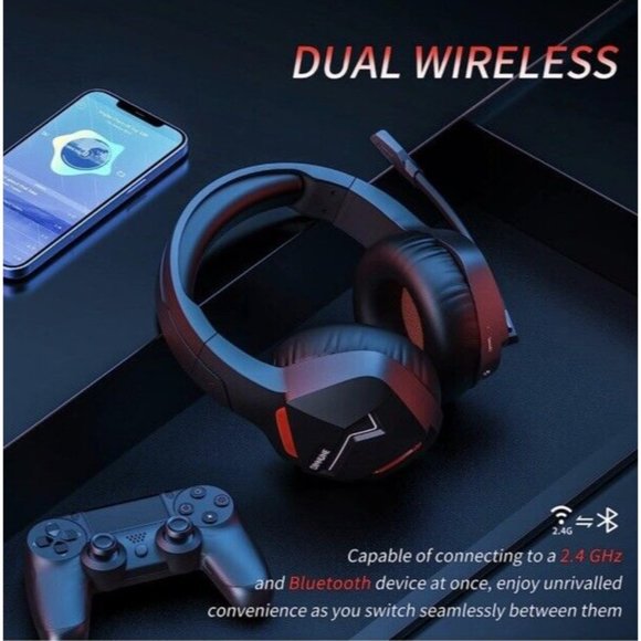 Headphones | Binnune Bw1 Bluetooth Wireless Gaming Headset With ...